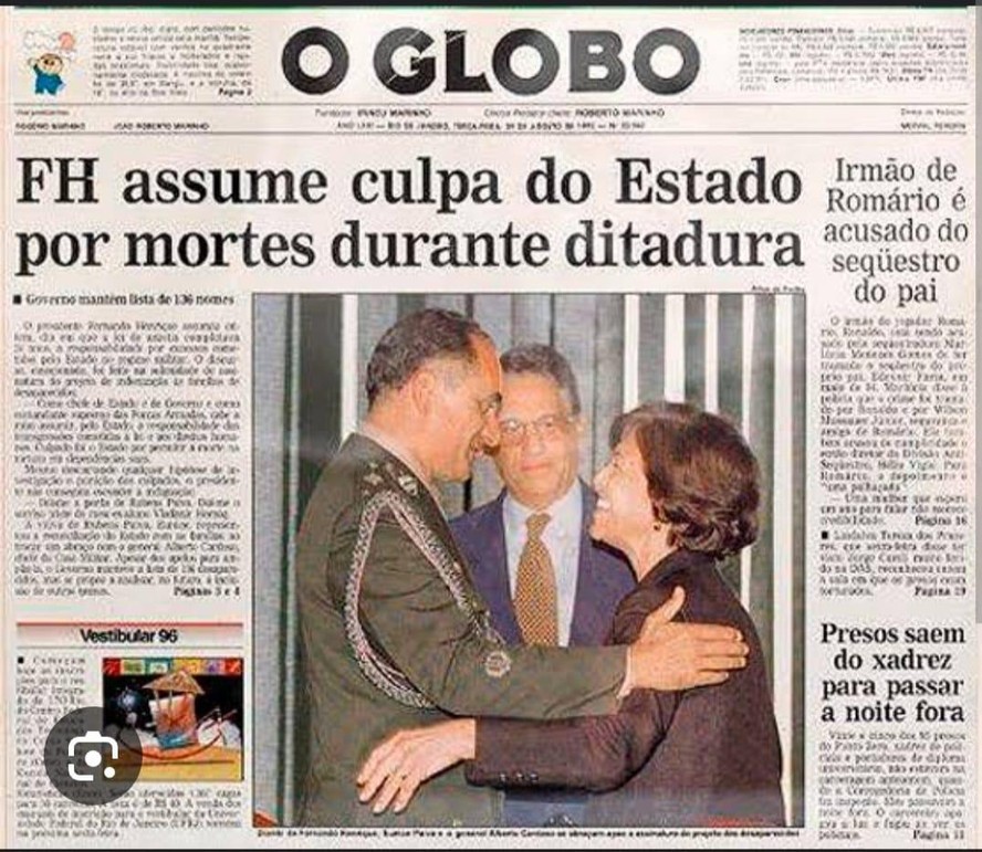 Um registro histórico de Eunice Paiva no gabinete de FHC