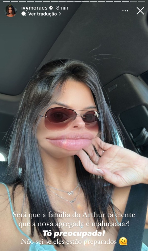 A caminho de Conduru, ex-'BBB' Ivy Moraes fala sobre conhecer a família ...