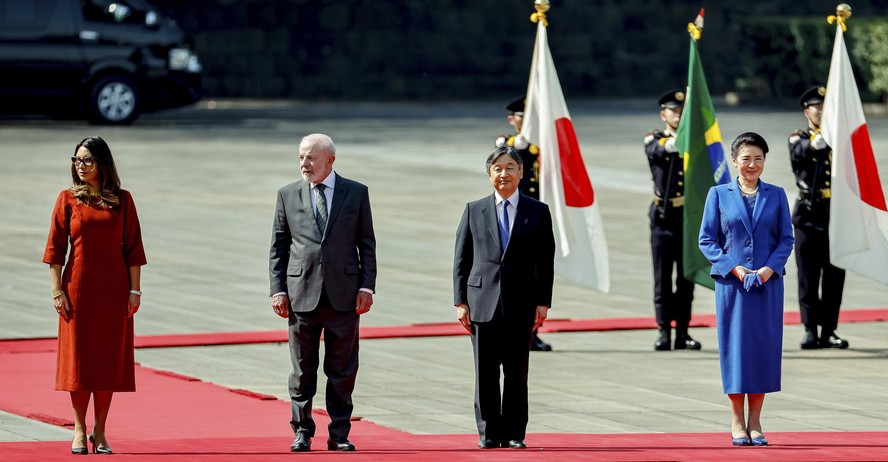 Em jantar com o Imperador, Lula pede 'engajamento' do Japão na COP30