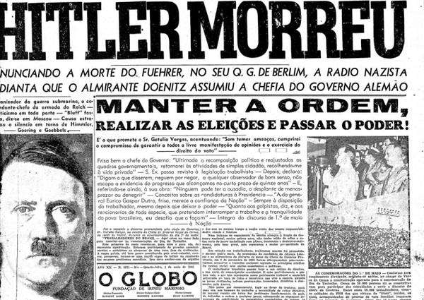 Os últimos momentos de Adolf Hitler antes do suicídio, há 80 anos