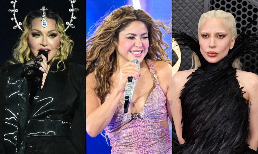 Quem tem mais seguidores e ouvintes: Shakira, Madonna ou Lady Gaga ...